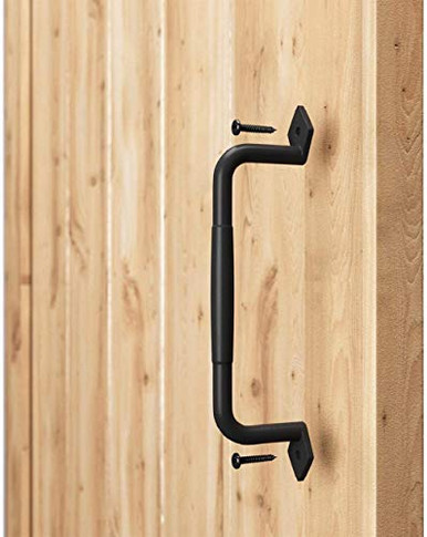 Sliding barn Door Handle- Door Pull- Black cast Iron Hardware ...