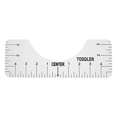QTQHOME T Shirt Design Guide Ruler with Size Chart Ruler Alignment ...