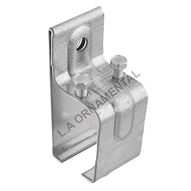 Single Box Rail Splice Bracket Sliding Barn Door Trolley Galvanized ...