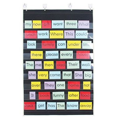 LecentA 9-Row Standard Pocket Chart Wall Pocket Organizer Classroom ...