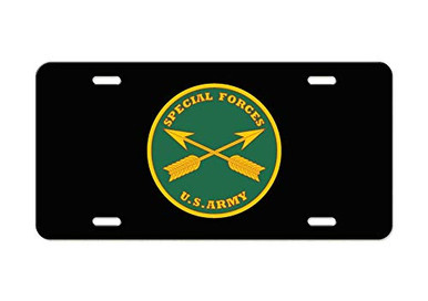 US Army Division - Special Forces Branch Plaque - Black Aluminum ...
