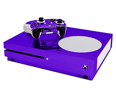 Purple Chrome Mirror Vinyl Decal Mod Kit for MicroSoft Xbox One Slim ...