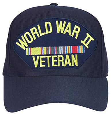 EAGLE CREST World War II Veteran WWII Ribbon Baseball Cap ...