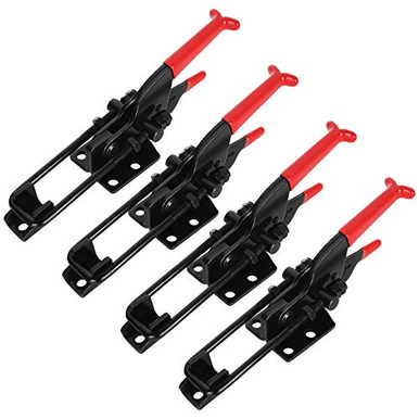 4 Pack 700lbs Capacity Toggle Clamps GH- 431 Adjustable U Bolt Self ...