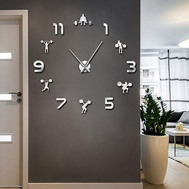 The Geeky Days Weightlifting Fitness Room Wall Decor DIY Giant Wall ...