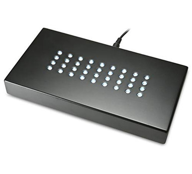 ASENTE 36 LED White Light Stand Base - Square Display Pedestal for 3D ...