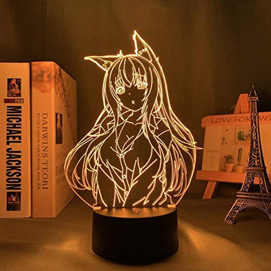3D Anime Lamp Illusion Nekopara Led Night Light for Bedroom Decor Gift ...