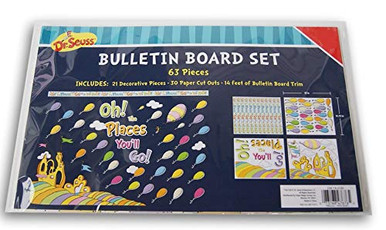 Classroom Supply Dr. Seuss Oh- The Places You'll Go Bulletin Board ...