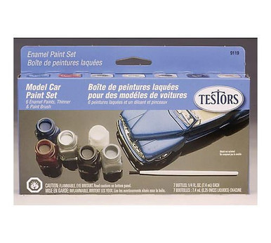Testors 9119X Testor Corp. Model Car Paint Kit - Warehousesoverstock