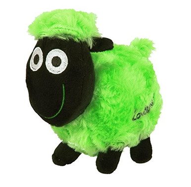Wacky Woollies Small Sheep Soft Toy Queasy the Green Sheep ...