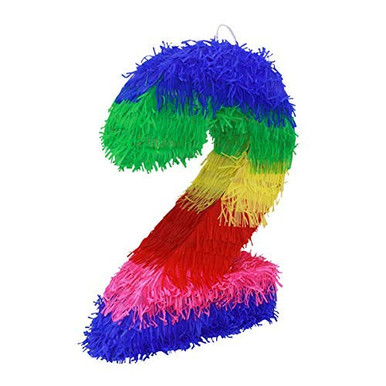 Aurabeam Small Multicolor Tissue Paper Number 2 -Two- Mexican Pinata ...
