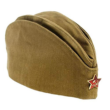 USSR Russian Pilotka Military WW2 Soviet Hat Pilotka Khaki Russian Army ...