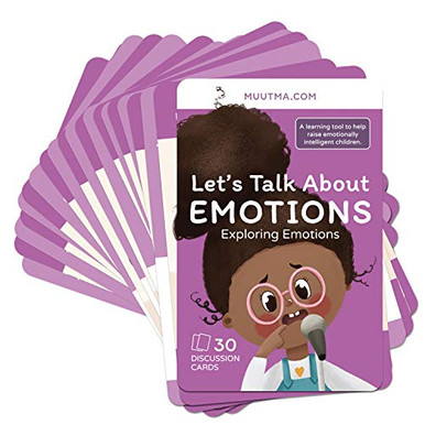 Muutma Emotions Flashcards for Kids - Let's Talk About Emotions Card ...