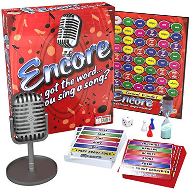 Endless Games Encore Board Game with Vintage Microphone - A High-Speed ...