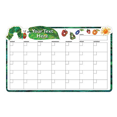 The Very Hungry Caterpillar Dry Erase Monthly Calendar Wall Decal ...