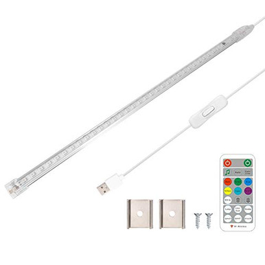 36LED Sound Voice Control RGB Strip Light Bar TV Wall Light Lamp TV LED ...