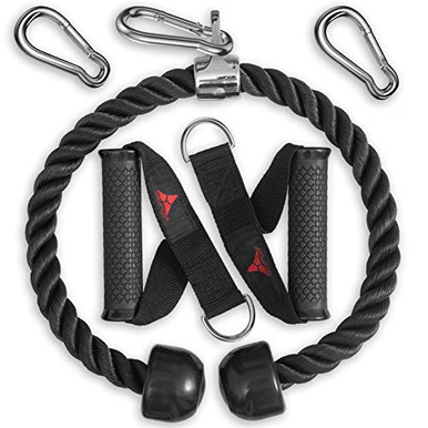 allbingo Ultimate Tricep Pull Down Rope Cable Machine Attachment ...