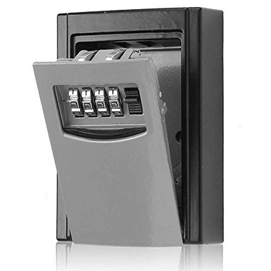 Loboo Idea Aluminum Alloy Key Lock Box- Combination Lockbox for Keys ...