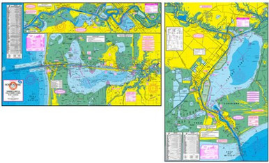 Hook-N-Line Map Co Sabine/Calcasieu Lake Chart Water Proof ...