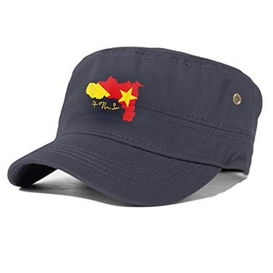 Moeeze Tigray Region Adjustable Adult Flat Cap- Military Cap with Solid ...