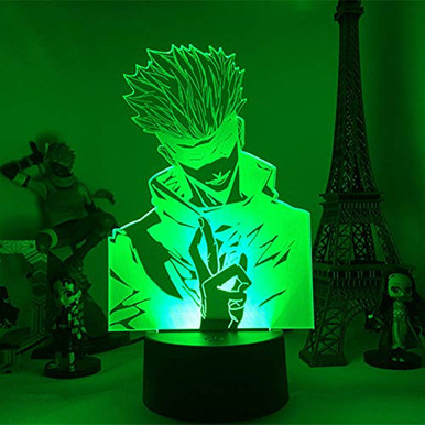 3D Illusion Lamp Anime Led Light Anime Jujutsu Kaisen Ryomen Sukuna ...
