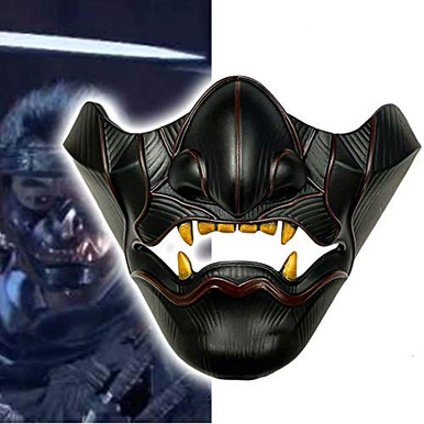 Ghost of Tsushima Mask Jin Sakai Gosaku Samurai Knight Legion Resin ...