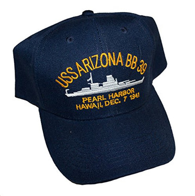 Embroidered USS Arizona Battle Ship- Pearl Harbor Hawaii- Dec. 7 1941 ...