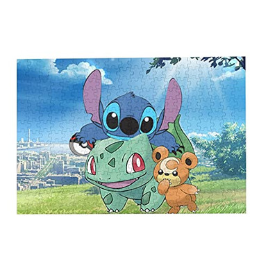 Sti-tch 3D Jumbo Puzzle 300 Piece Wooden Fun Stress Relief Puzzle-15 in ...