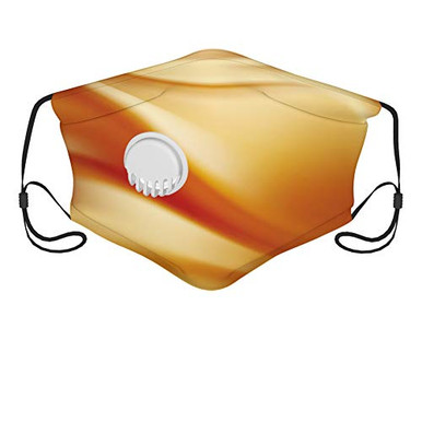 Comfortable Activated carbon mask-Orange and Yellow?Abstract Vivid ...