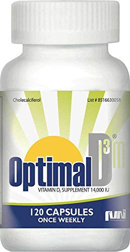Vitamin D3 14000 IU -Optimal D3- 120 Veggie Capsules - Warehousesoverstock