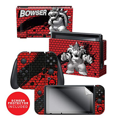 Controller Gear Nintendo Switch Skin & Screen Protector Set - Super ...