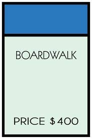 Monopoly Board Game Wall Decals Stickers for Rooms or Bedroom/Boardwalk ...
