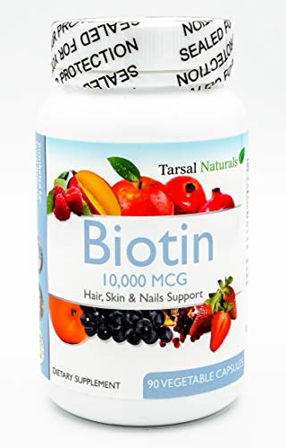 Biotin 10000 mcg 90 Capsules Natural Advanced Formula Taken orally Help ...