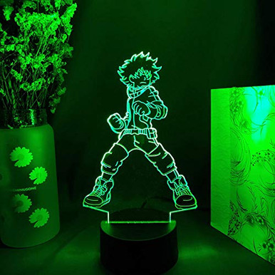 3D Illusion led Night Light Anime My Hero Academia Figure 3D Illusion ...