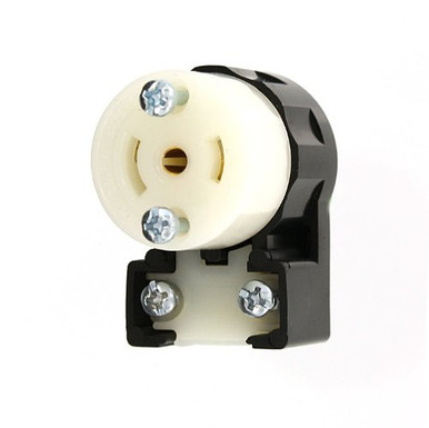 Leviton ML3-AC 15 Amp, 125/250 Volt, Locking Connector, Industrial ...