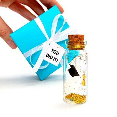 You Did It - Graduation Cap in a Tiny Bottle with a Wish Card - 2021 ...