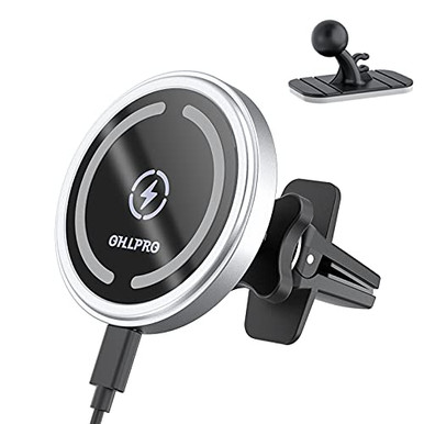 Magnetic Wireless Car Charger?15W Fast Charging Magnet Attachment and ...