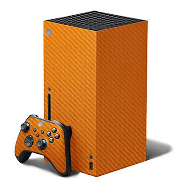 3D Carbon Fiber Orange - Air Release Vinyl Decal Mod Kit for Xbox ...
