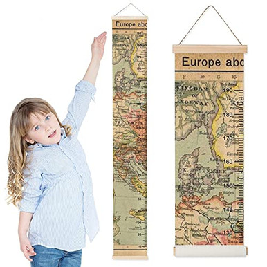 Kids Growth Chart Europe-map Children Height Measurement Ruler Hospital ...