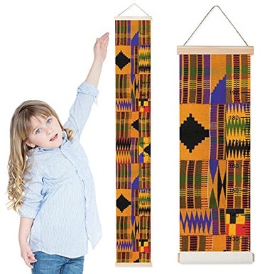 Kids Growth Chart African-Print Children Height Measurement Ruler ...