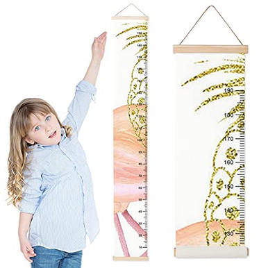 Growth Chart for Kids Flamingo-Queen Children Height Measurement Ruler ...