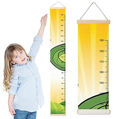 Kids Growth Chart Trees Birds Children Height Measurement Ruler ...