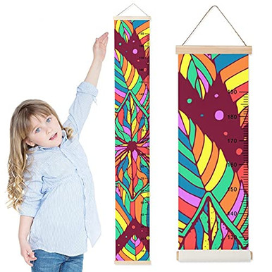 Growth Chart for Kids Colorful Flower Children Height Measurement Ruler ...