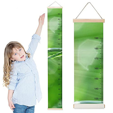 Kids Growth Chart Butterflies Leaves Children Height Measurement Ruler ...