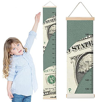 Kids Growth Chart Muscle Dollar Children Height Measurement Ruler ...