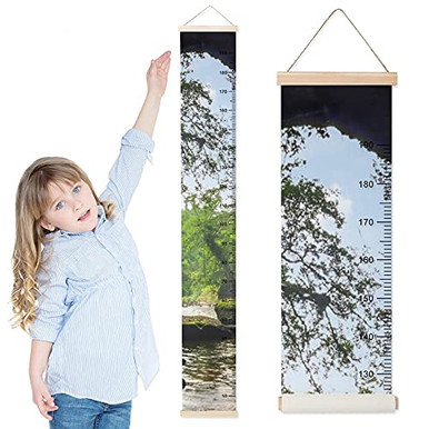 Kids Growth Chart Caves Trees Children Height Measurement Ruler Home ...