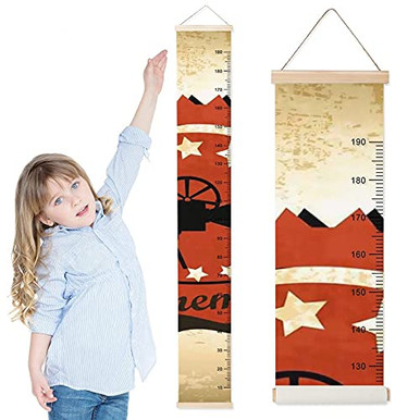Growth Chart for Kids Cinemas Stars Children Height Measurement Ruler ...