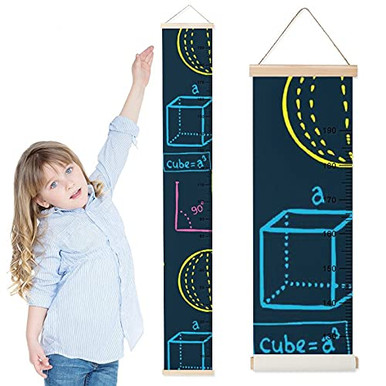 Kids Growth Chart Mathematics Color Children Height Measurement Ruler ...