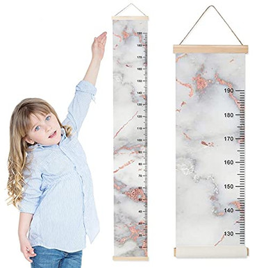 Growth Chart for Kids Marbles Golden Rose Children Height Measurement ...