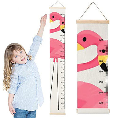 Growth Chart for Kids Flamingos Leg Children Height Measurement Ruler ...